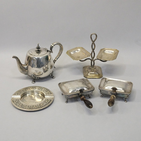SILVER OBJECTS 585 GRAMS AND NEW SILVER OBJECTS. Silver & Metals ...