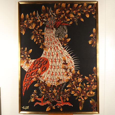 JEAN LURÇAT. TEXTILE PRINT, signed in the print. Art - Engravings ...