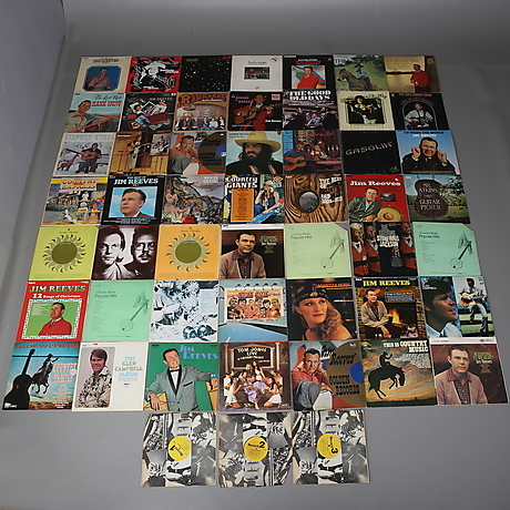A Collection LPs, 52, including Jim Reeves, Stonewall Jackson, Demis ...