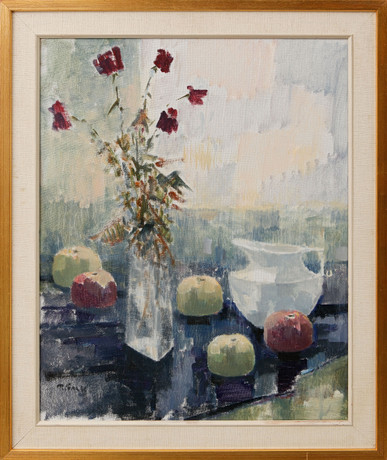 RAGNAR FALK. Still life, oil on canvas, signed. Art - Paintings - Auctionet