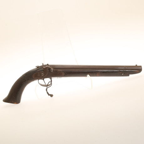 BUCKLE PISTOL, simpler manufacture, circa 1850. Weapons & Militaria ...