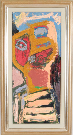 IMRE ANTONYI. Olja på pannå. Konst - Måleri - Auctionet