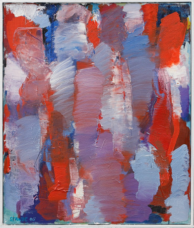 RAY STALJE. "Komposition III", olja på duk, signerad och daterad -05 ...