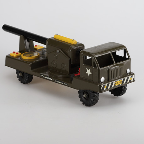 TOY CAR, NY-LINT 2400 ELECTRONIC CANNON, USA, military vehicle with ...