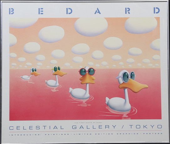 MICHAEL BEDARD. "The first ducks on Mars". Poster, Luna art, Venice ...