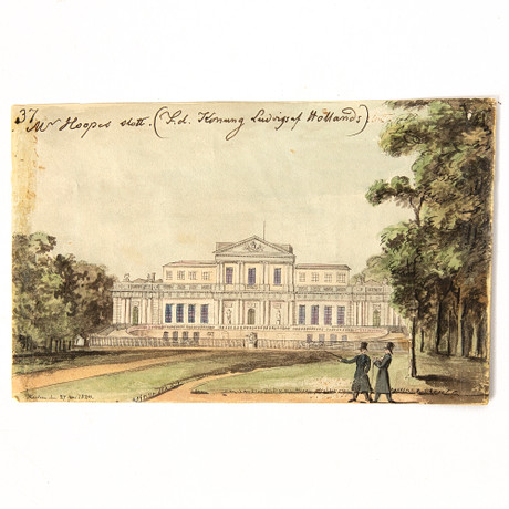 JOHAN (JOHN) WILHELM CARL WAY (1792-1873), "Mr Hope's Castle (Fd King ...