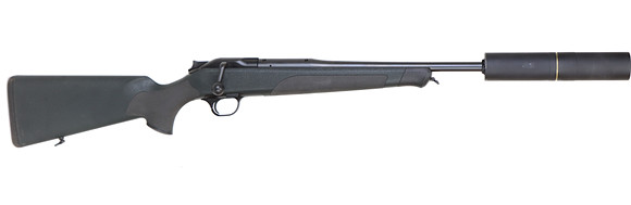 KULGEVÄR MED LJUDDÄMPARE, Repeter, fabrikat Blaser, modell R8 ...
