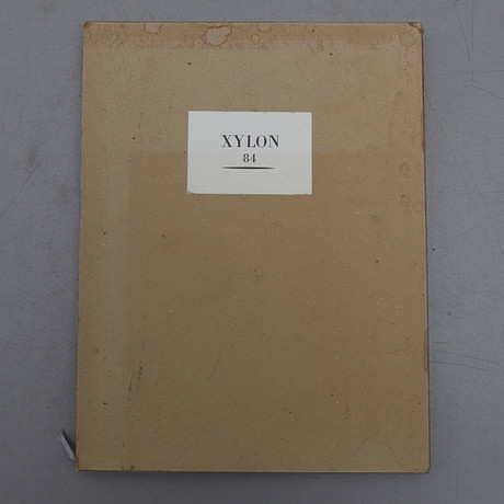 XYLON 84 - EN PRESENTATION AV TRÄSNITTET AV 18 SVENSKA KONSTNÄRER UTGIVEN AV BILDFÖRLAGET ÖPPNA ...