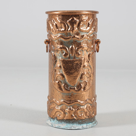 PARAPLYSTÄLL, koppar, 1900-talet. Silver & Metall - Tenn, Mässing ...