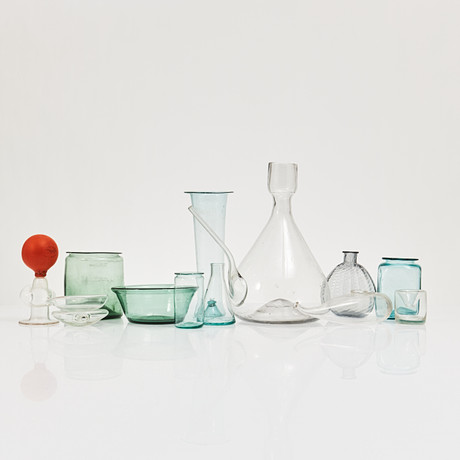 BURKAR, 3 st, FLASKOR, 2 st, FILBUNKE, PROVRÖR, MEDICINSKA HJÄLPMEDEL ...