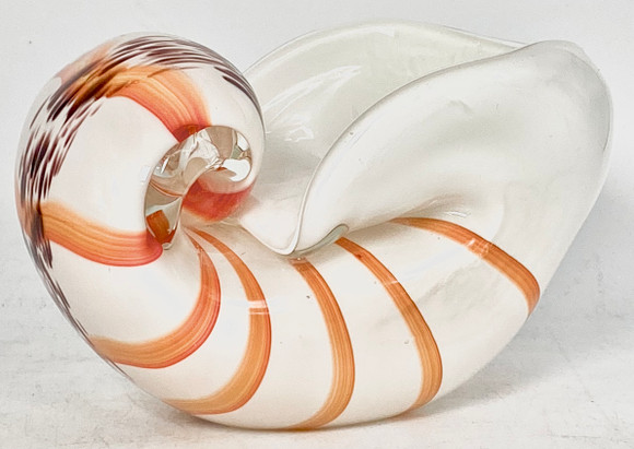 BLOWN MURANO GLASS CONCH. Glass - Utility glass - Auctionet