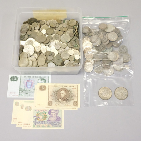 A Collection OF SWEDISH SILVER COINS. Coins, Medals & Stamps - Stamps ...