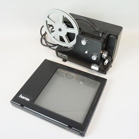 PROJECTOR, Bolex 18-3 TC Multispeed, and TELESCREEN, Video transfer ...