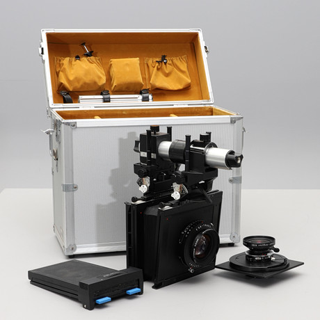 LARGE FORMAT CAMERA, Sinar f 4x5, with accessories. Photo, Cameras ...