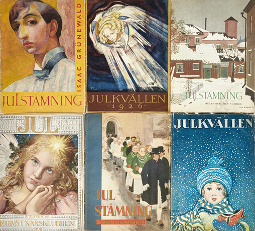 JULTIDNINGAR, 1800/1900-talets början mm, ca 100 st. Böcker, Kartor ...