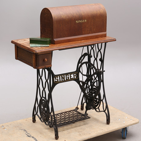SYMASKIN på gjutjärnsunderrede, Singer. Samlarföremål - Teknika ...