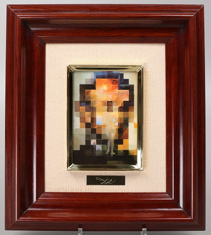 Salvador Dali, "Gala mirando al mar Mediterraneo", jäljennös. Taide ...