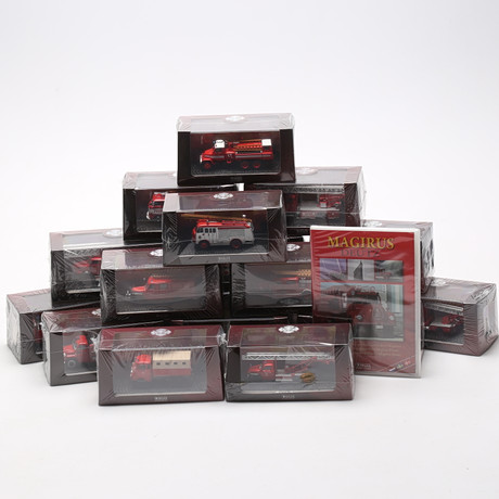 MODELLBRANDBILAR, 18 st, Editions Atlas Collections. Leksaker ...