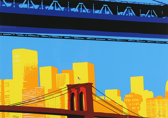 RICHARD RYAN (SVERIGE, FÖDD 1974). "Manhattan Octaves", silkscreen ...