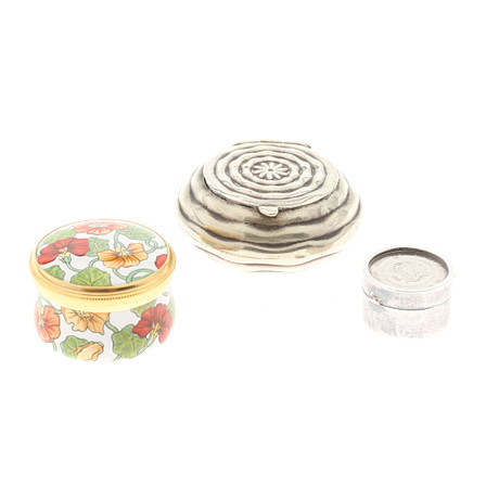 A VINTAGE 925 SILVER COIN SET BOX AND TWO OTHER BOXES. Silver & Metals ...