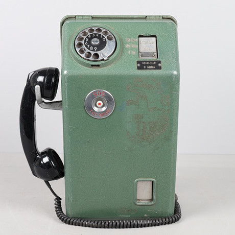 MYNTTELEFON, Televerket, 1960/70. Samlarföremål - Teknika & Nautika ...