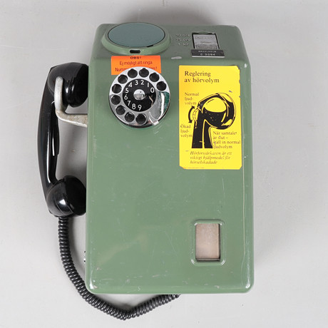 MYNTTELEFON, Televerket, 1960/70. Samlarföremål - Teknika & Nautika ...