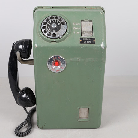 MYNTTELEFON, Televerket, 1960/70. Samlarföremål - Teknika & Nautika ...