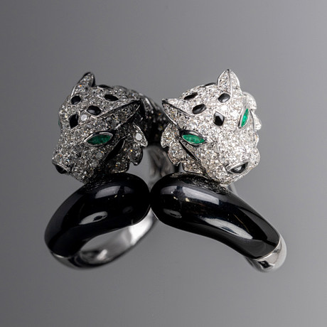 Cartier Panther style ring. Jewellery & Gemstones - Rings - Auctionet