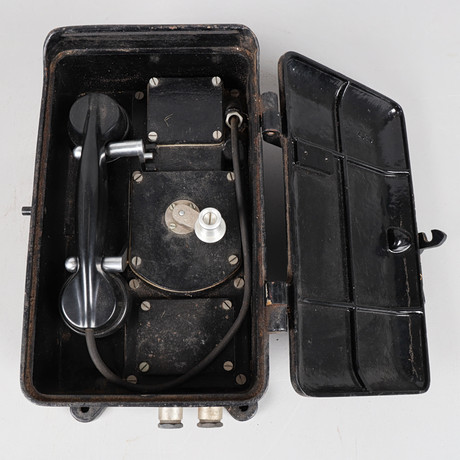 LM ERICSSON, taxa/industritelefon, væghængt, første halvdel af det 20 ...