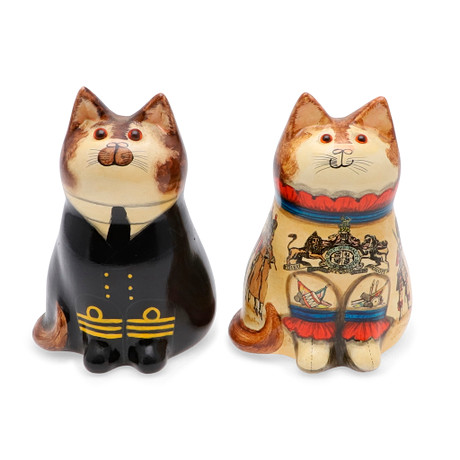 JOAN & DAVID BETHEL - RYE POTTERY CATS, MILITARY & NAVY. Ceramics ...