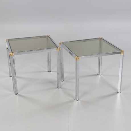 COFFEE TABLE / SIDE TABLE, 1 pair, Italy, 1970s/80s. Furniture - Tables ...