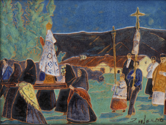 DANIEL ZULOAGA BONETA. Procession. Keramik & Porslin - Europeiskt ...