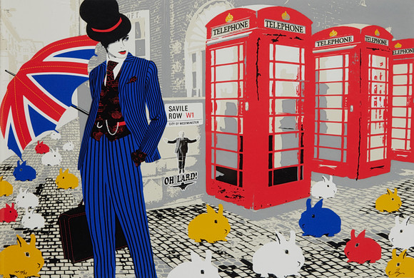 RICHARD RYAN (1974). "London by Ryan", mapp, 4 st blad, signerade Ryan ...