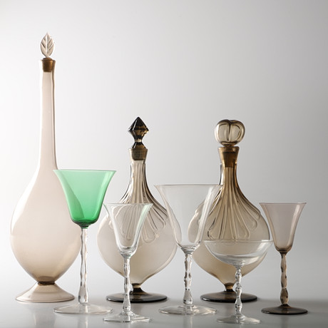 SIMON GATE. Glasservis, 43 delar, Orrefors. Glas - Bruksglas - Auctionet