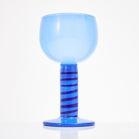 GUNNAR CYRÉN. Pokal, "Pop glass", 1968, opaque glass mass in ...