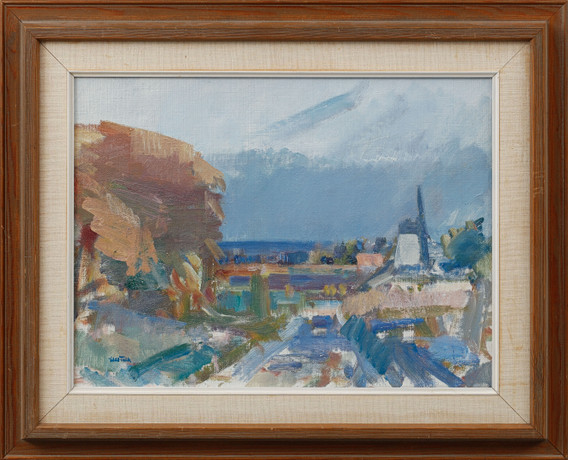 LARS FALK. Motiv från Bohuslän. Olja på duk, signerad. Konst - Måleri ...