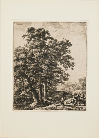 ANTHONIE WATERLOO (1609-1690). "Venus and Adonis", etsning. Konst ...