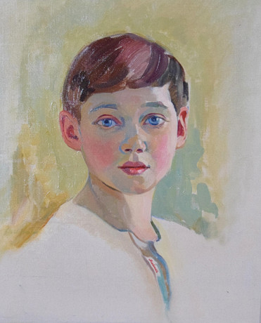 BEATRICE HUNTINGTON (1889-1988). PORTRÄTT AV JULIUS MACDONALD. Konst ...
