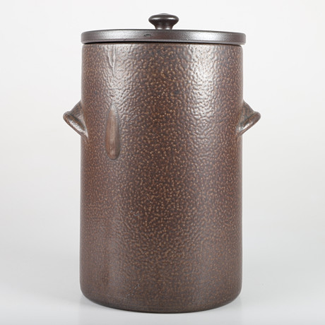 KRUS MED LOCK, 6 liter, saltglaserad keramik, N. P Bengtsson,1895-1947 ...