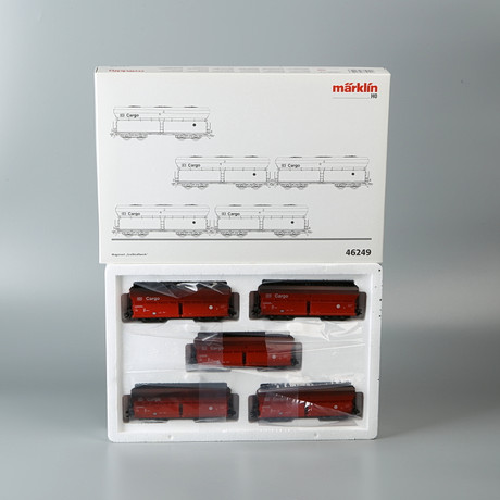 MÄRKLIN 46249 set of 5 trucks, original packaging. Toys - Toys - Auctionet