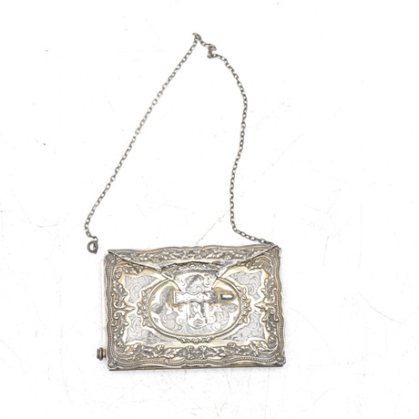 Silver dance card, 19th Century. Silver & Metals - Silver - Auctionet