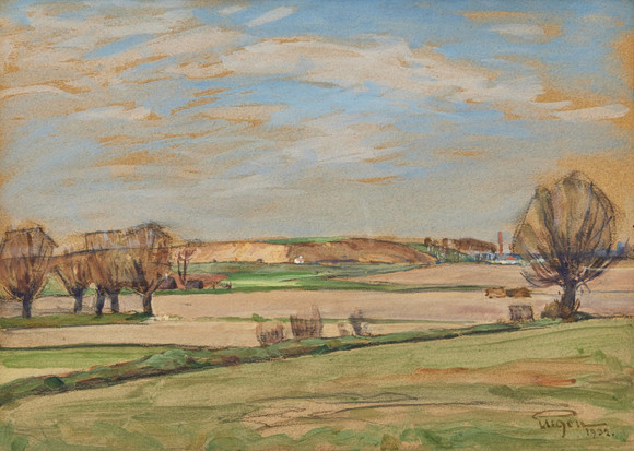 PRINS EUGEN. "Arrie backar, Skåne 1932". Konst - Måleri - Auctionet