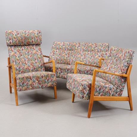 SOFFGRUPP, 3 delar, "Duxello", DUX, 1950/60-tal. Möbler - Soffor ...