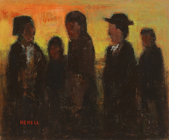 FOLKE HENELL. Öljy Paneeli, signeerattu. Taide - Maalaus - Auctionet