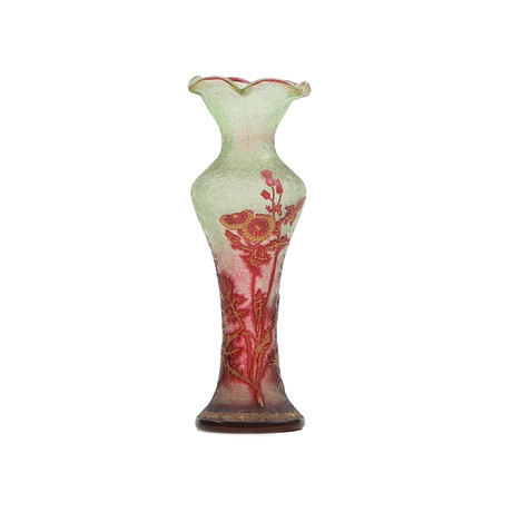VAS, glass, overflow, art nouveau, probably the turn of the century ...