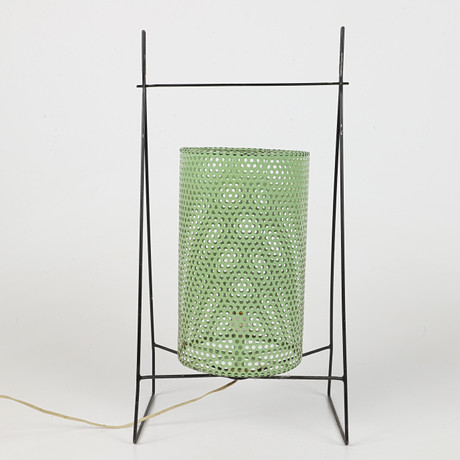 TABLE LAMP, string model with perforated plate, 1950s. Lighting & Lamps ...