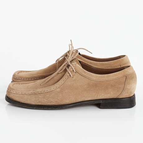 GUCCI. Skor, beige mocka, strl. 43 1/2E, 2000-tal. Vintagekläder ...