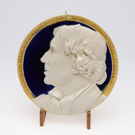 LEEDS POTTERY PLAQUE - SIR HENRY IRVING. Ceramics & Porcelain ...