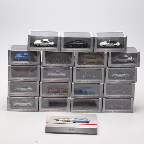 MALLIAUTOJA, 19 kpl, Porsche 911 Collection, Editions Atlas Collections ...