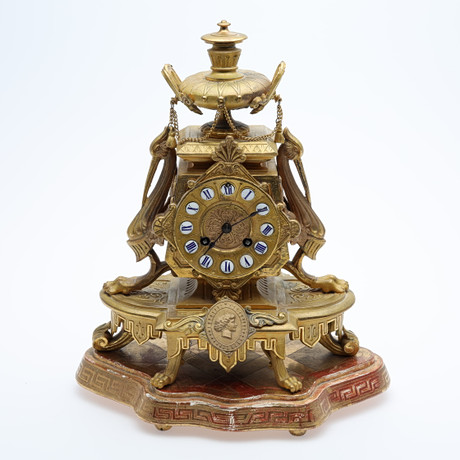 TABLE CLOCK, marked PH. Mourey, Copenhagen. Clocks & Watches - Mantel ...